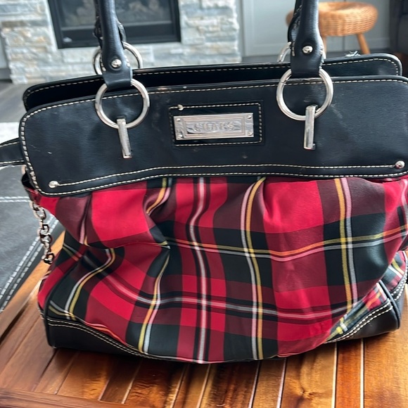 Chaps | Bags | Vintage Chaps Red And Green Plaid Shouldercrossbody Bag ...